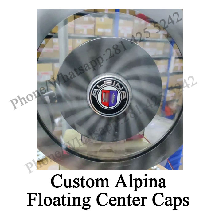 Custom BMW Alpina B7 Floating Center Caps 68mm | Free Shipping Worldwide